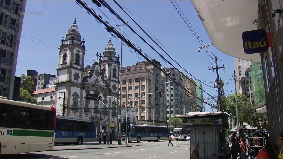 'Tempo vai, tempo vem': Bom Dia PE compara paisagens do Recife de ...