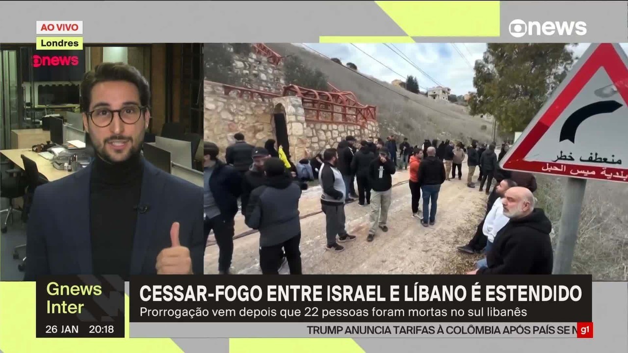 Israel ataca alvos do Hezbollah no Líbano com cessar-fogo em vigor | Mundo | G1
