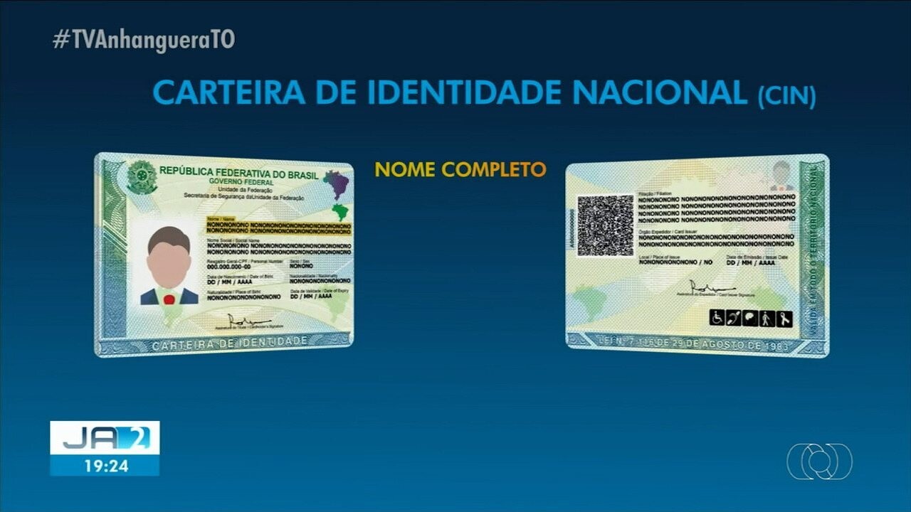 Novo RG começa a ser emitido no Tocantins nesta semana; Veja como fazer ...