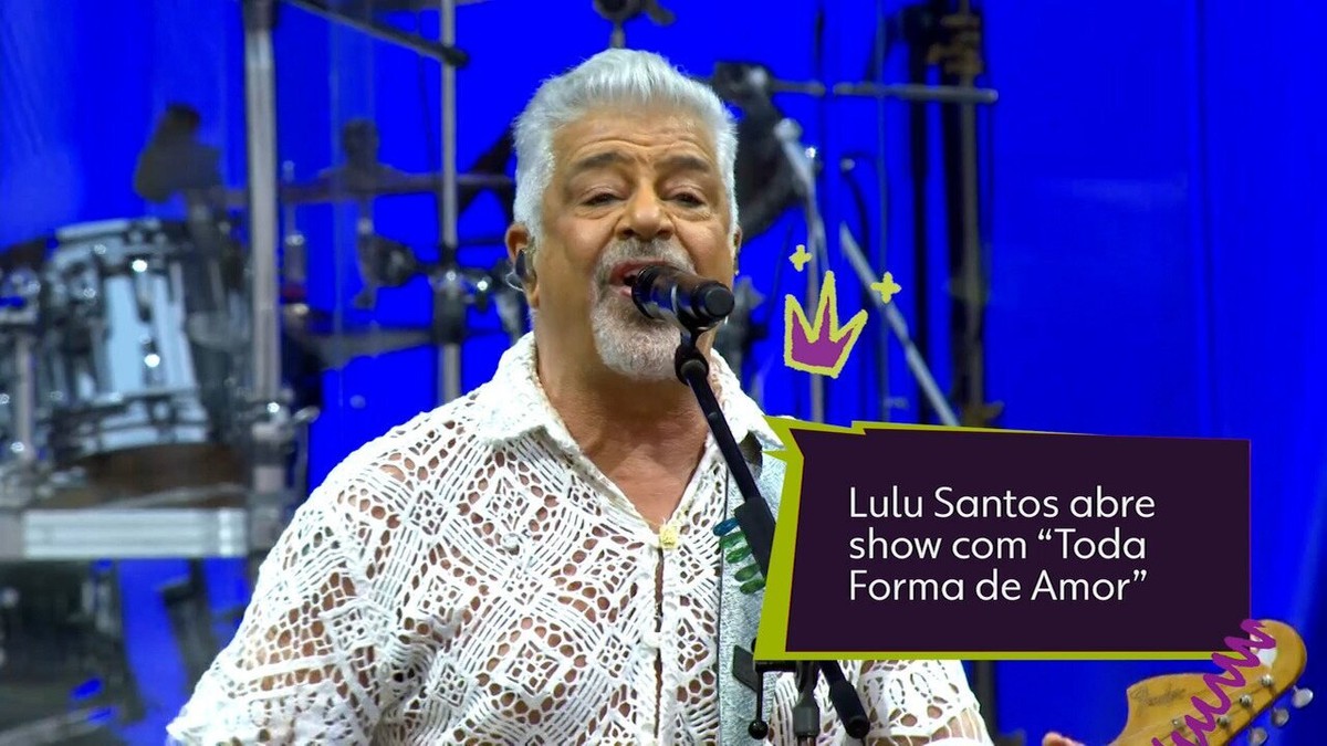Lulu Santos enfileira hits e relembra Rock in Rio de 1985 com coro do público em 'Como uma Onda ...