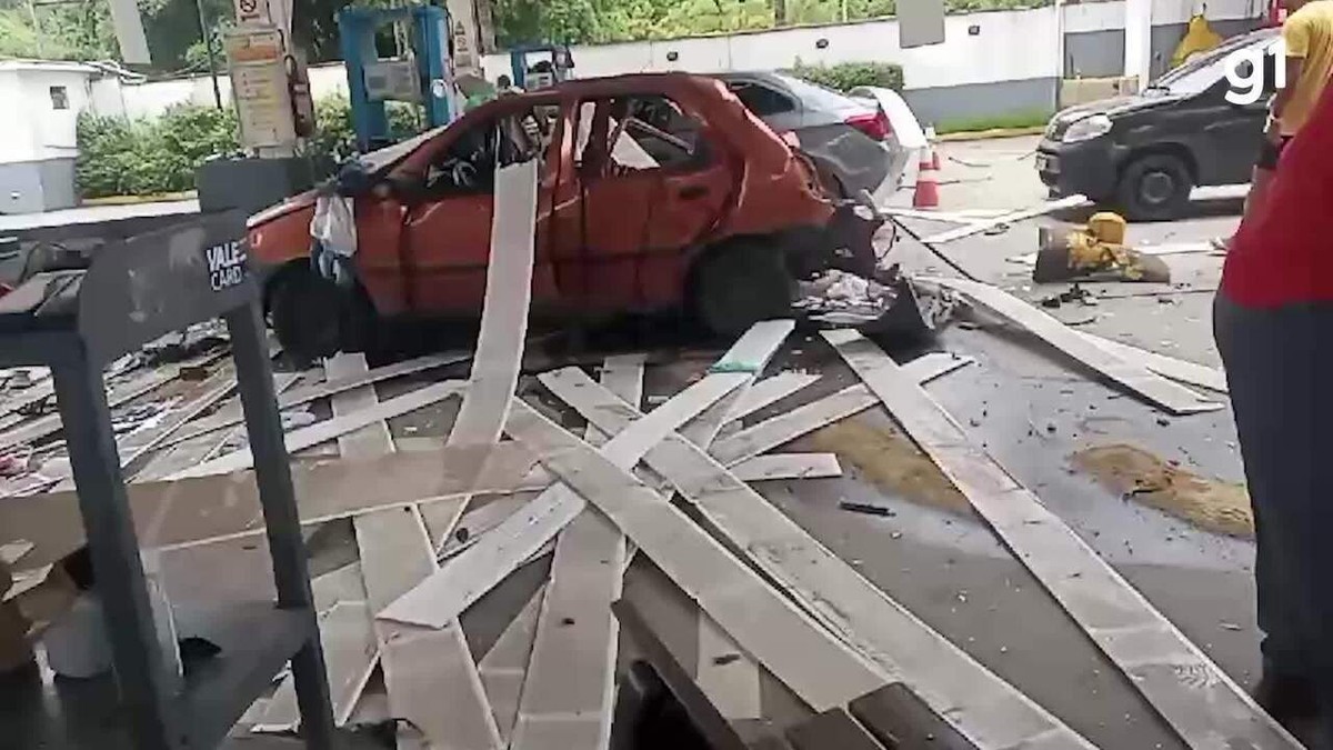 Cilindro de GNV explode e deixa feridos em posto de gasolina da Zona ...