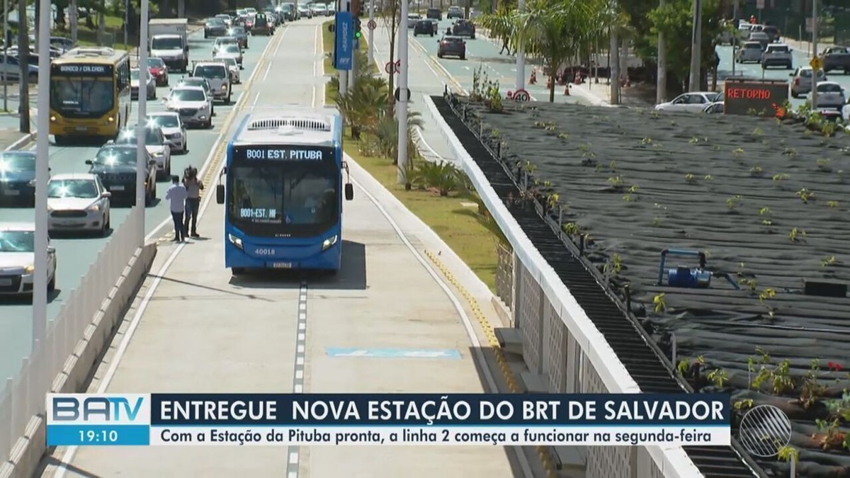 Estação Pituba do BRT é inaugurada e começa a operar em Salvador ...