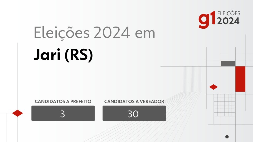 Eleições 2024 em Jari (RS): veja os candidatos a prefeito e a vereador | G1