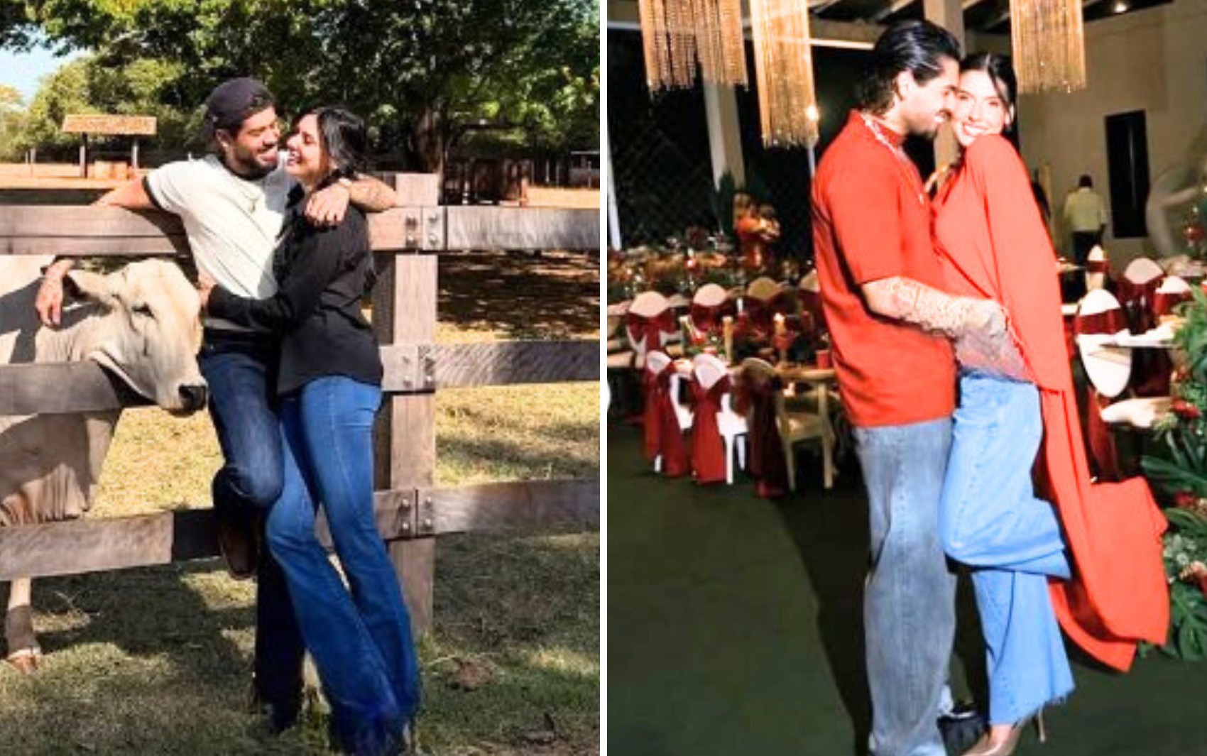 Zé Felipe e Ana Castela: Relembre o namoro e o Natal em família | G1