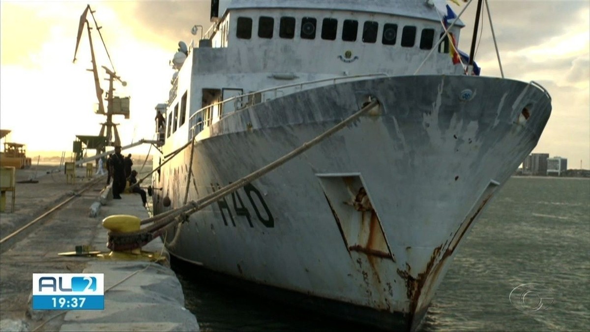 Navio 'Antares' está aberto para visitação no Porto de Maceió | Alagoas ...