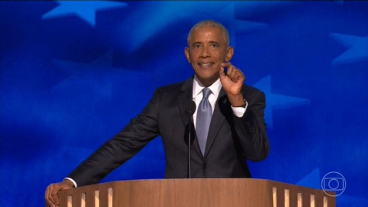 'Sim, ela pode': Obama renova o próprio slogan em apoio a Kamala Harris ...