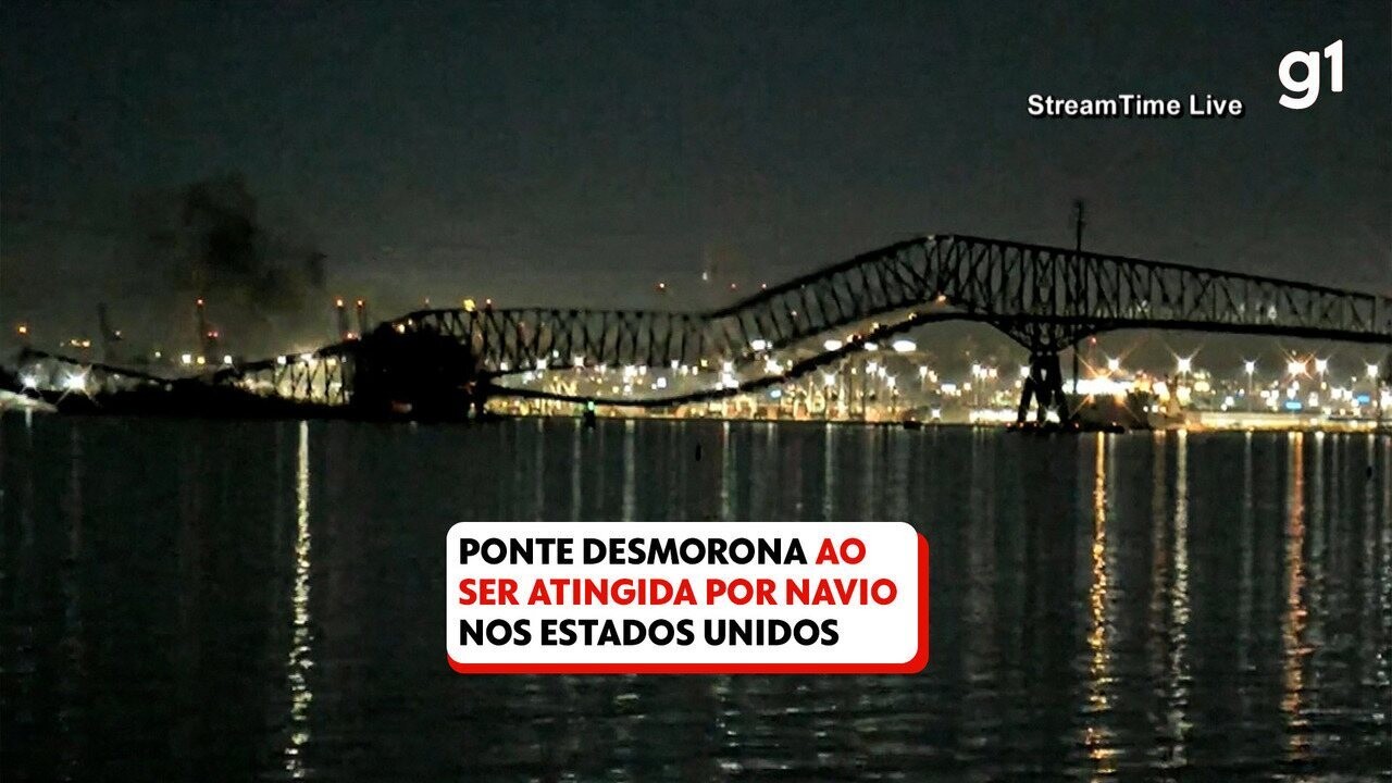 Ponte nos EUA: veja antes e depois da construção que desabou ao ser ...