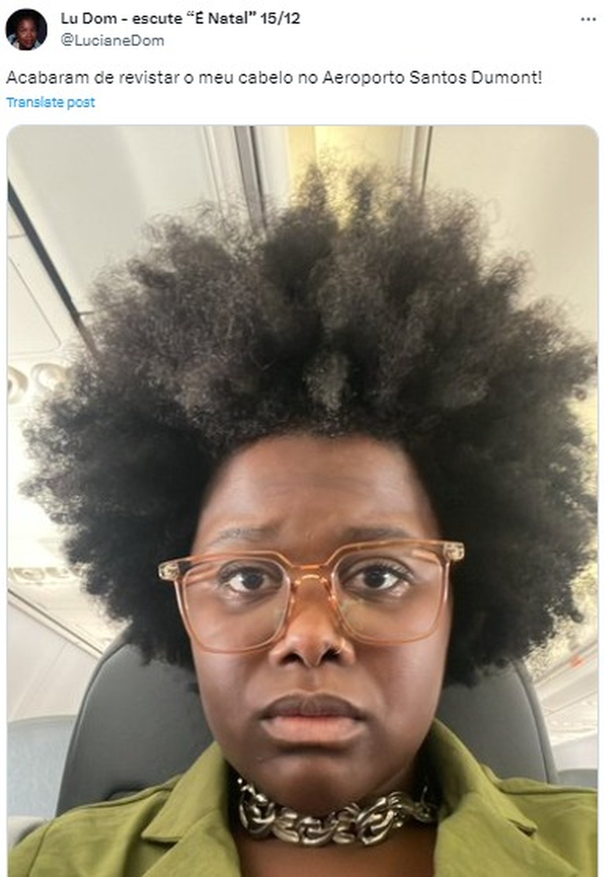 Cantora relata que cabelo black power foi revistado em aeroporto do Rio ...