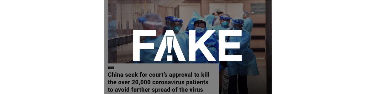 É #FAKE que governo chinês busca aprovação para matar 20 mil pacientes ...