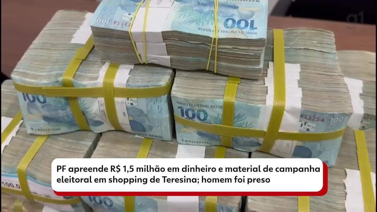 Homem é Preso Pela Pf Com R 1 5 Milhão Em Dinheiro E Material De
