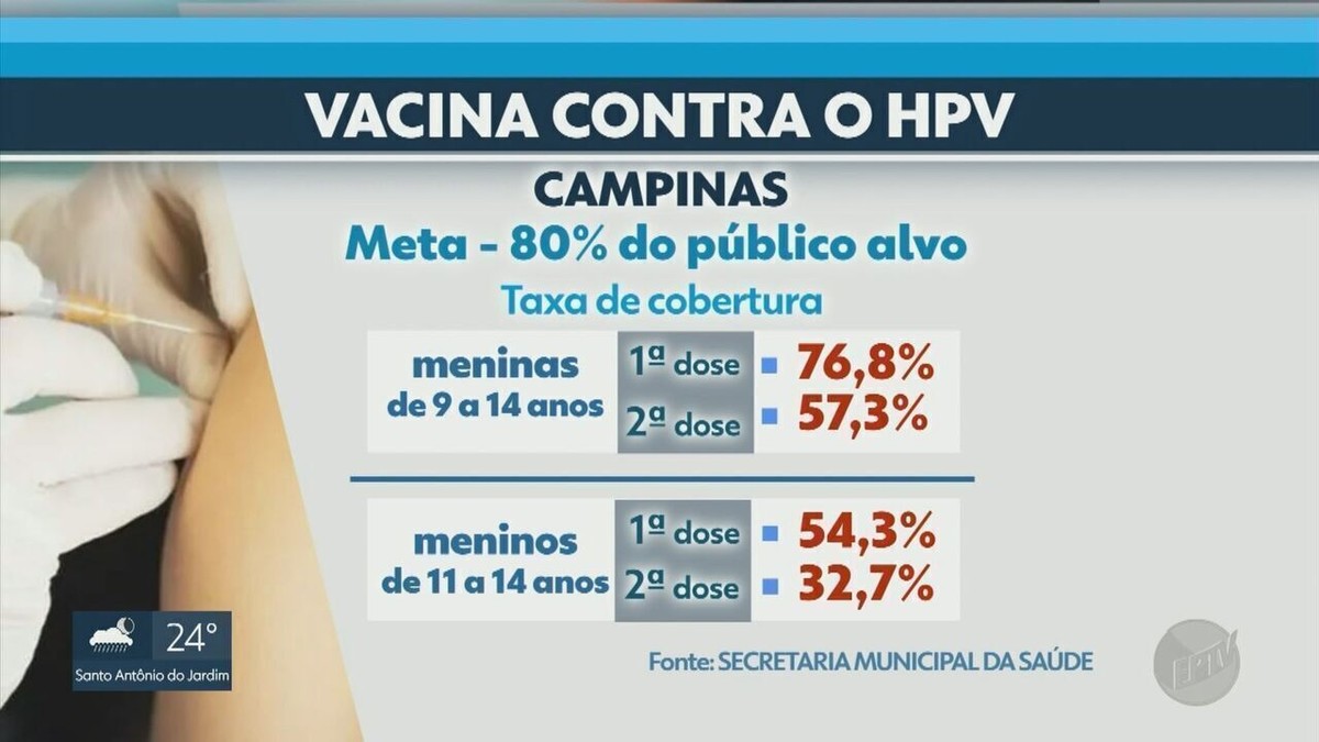 Vacina contra o HPV aplicada em dose única beneficia cerca de 24,8 mil ...