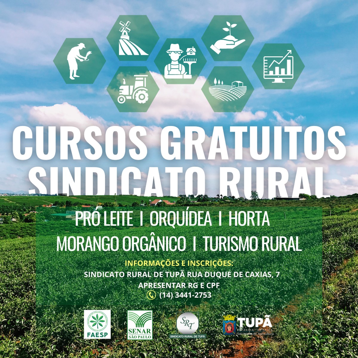 Sindicato Rural Está Com Inscrições Abertas Para 5 Cursos Tupã é