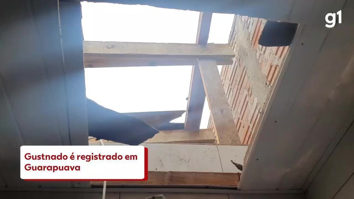 Gustnado é registrado em Guarapuava; saiba o que é o fenômeno parecido ...