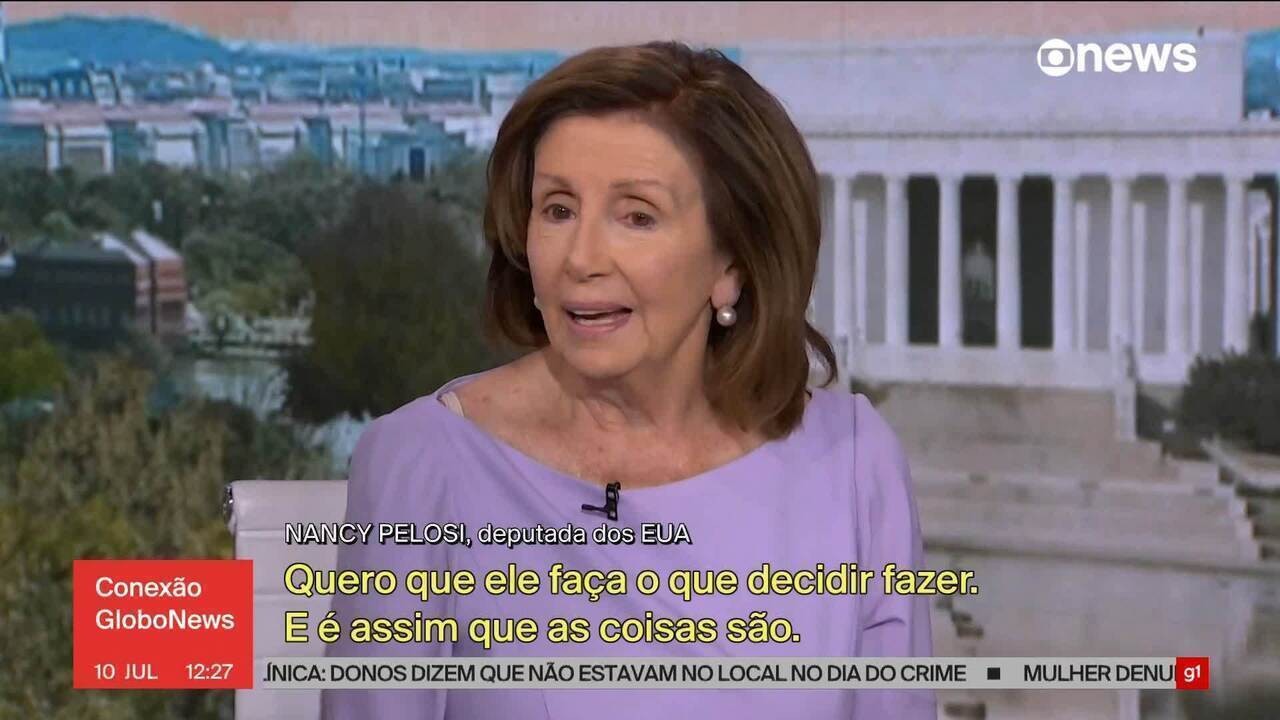 Nancy Pelosi, ex-presidente da Câmara dos Deputados dos EUA, recusa dar ...