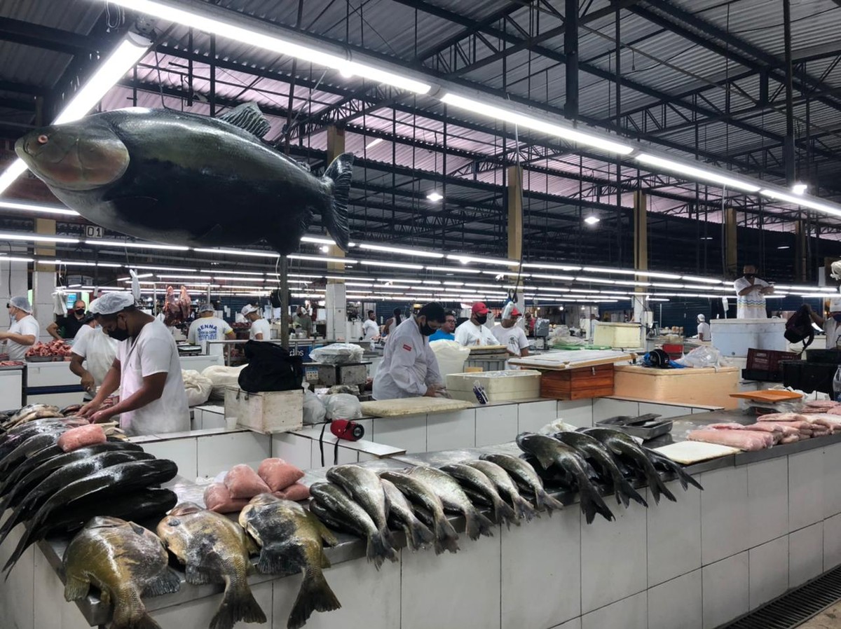 Com vazante do Rio Negro, feirantes retornam ao prédio da Manaus ...