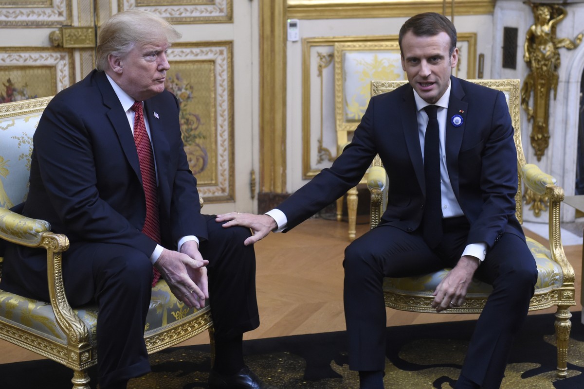 Trump ironiza Macron após suspensão na cobrança de impostos sobre os ...