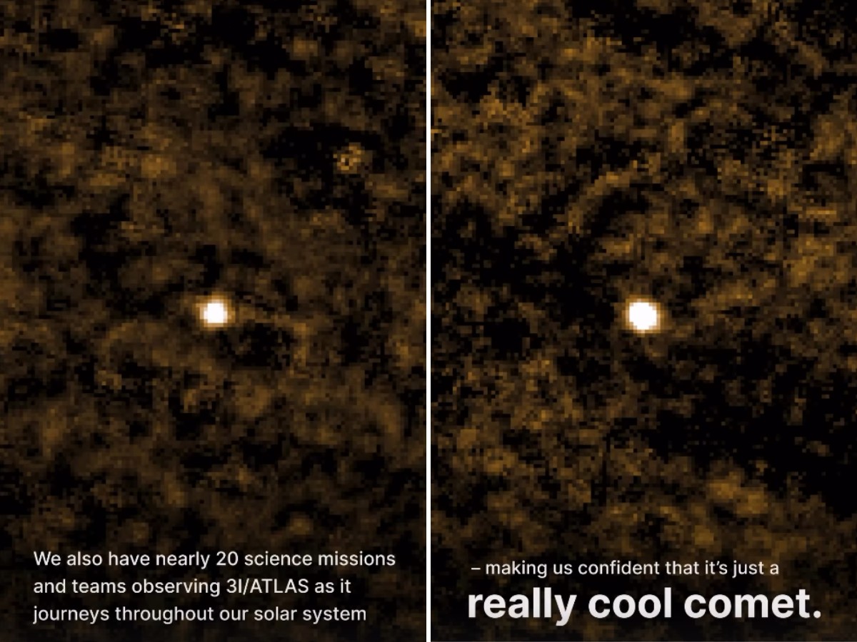 Nasa divulga novas imagens do 3I/Atlas e nega que seja nave alienígena | G1