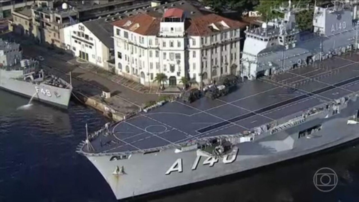 Navio de guerra do Rio vai ajudar em resgates após chuva no litoral de ...