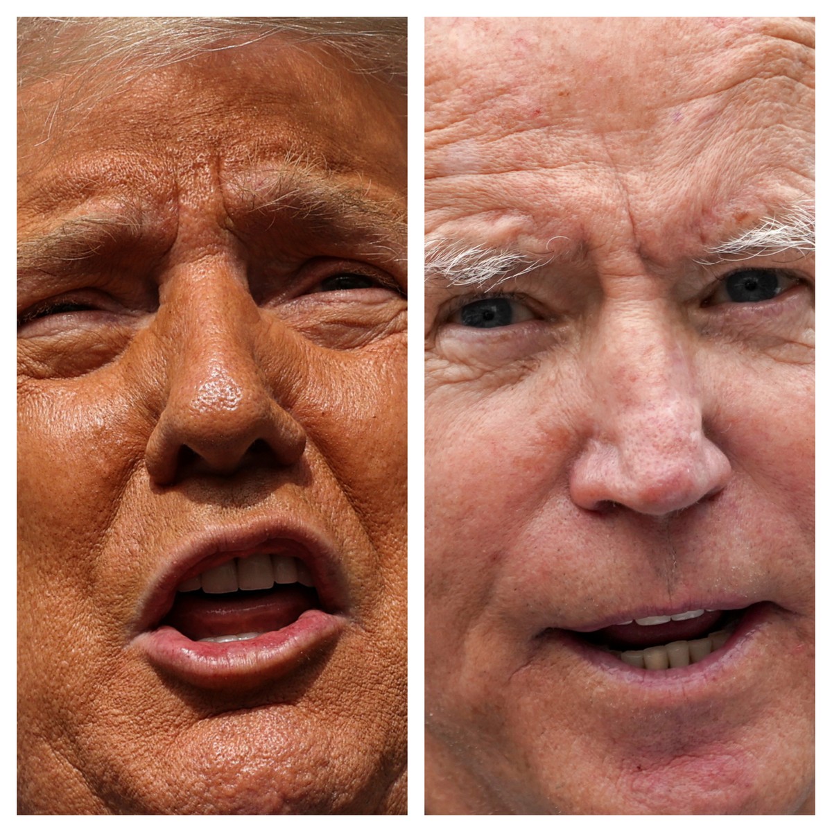 Trump e Biden fazem campanha em estados decisivos na véspera da votação ...