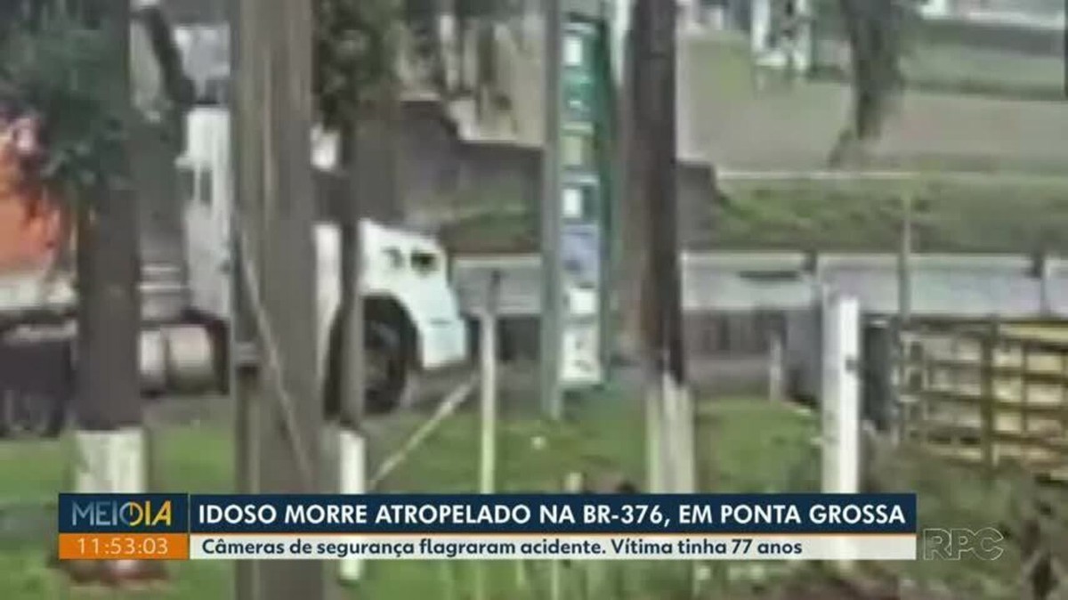 Idoso Morre Após Ser Atropelado Por Carro Na Br 376 Em Ponta Grossa