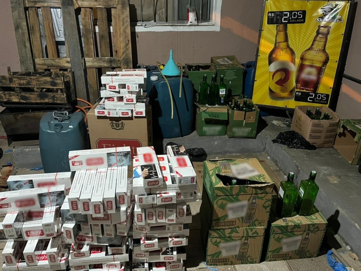 Polícia apreende mais de 60 mil cigarros contrabandeados e bebidas alcoólicas falsificadas em ...