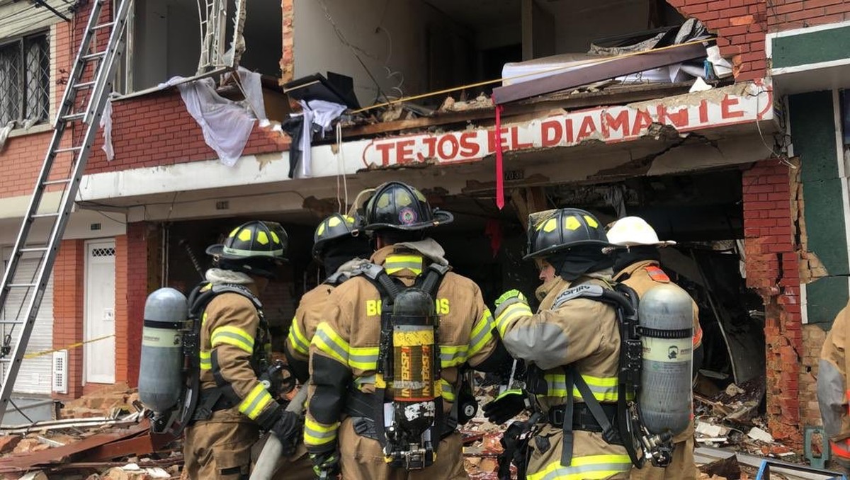 Explosão em bairro residencial de Bogotá, na Colômbia, deixa quatro ...