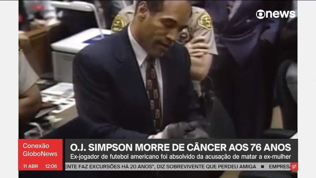 Morre O.J. Simpson, ex-jogador de futebol americano absolvido da ...