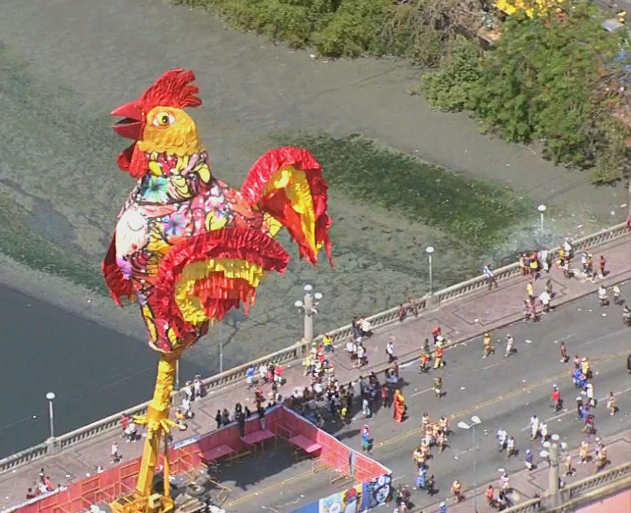Tradição do carnaval do Recife, Galo Gigante comanda festa há 29 anos ...