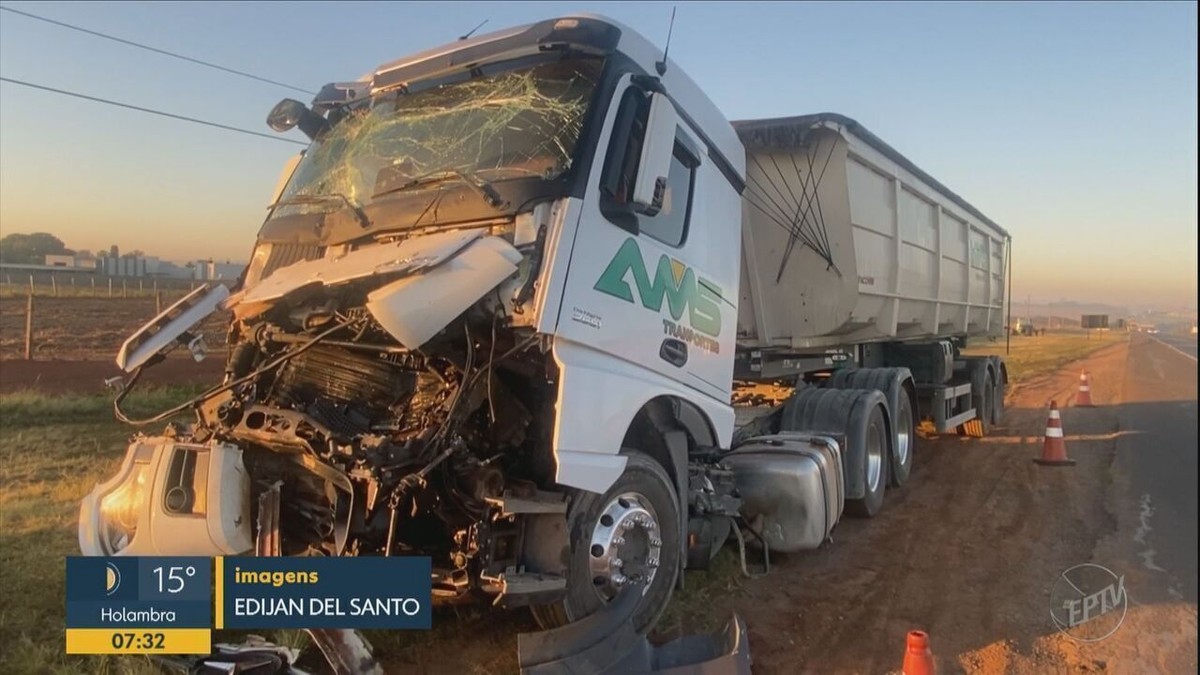Caminhões se envolvem em acidente na rodovia SP-127, entre Piracicaba e Saltinho | Piracicaba e ...
