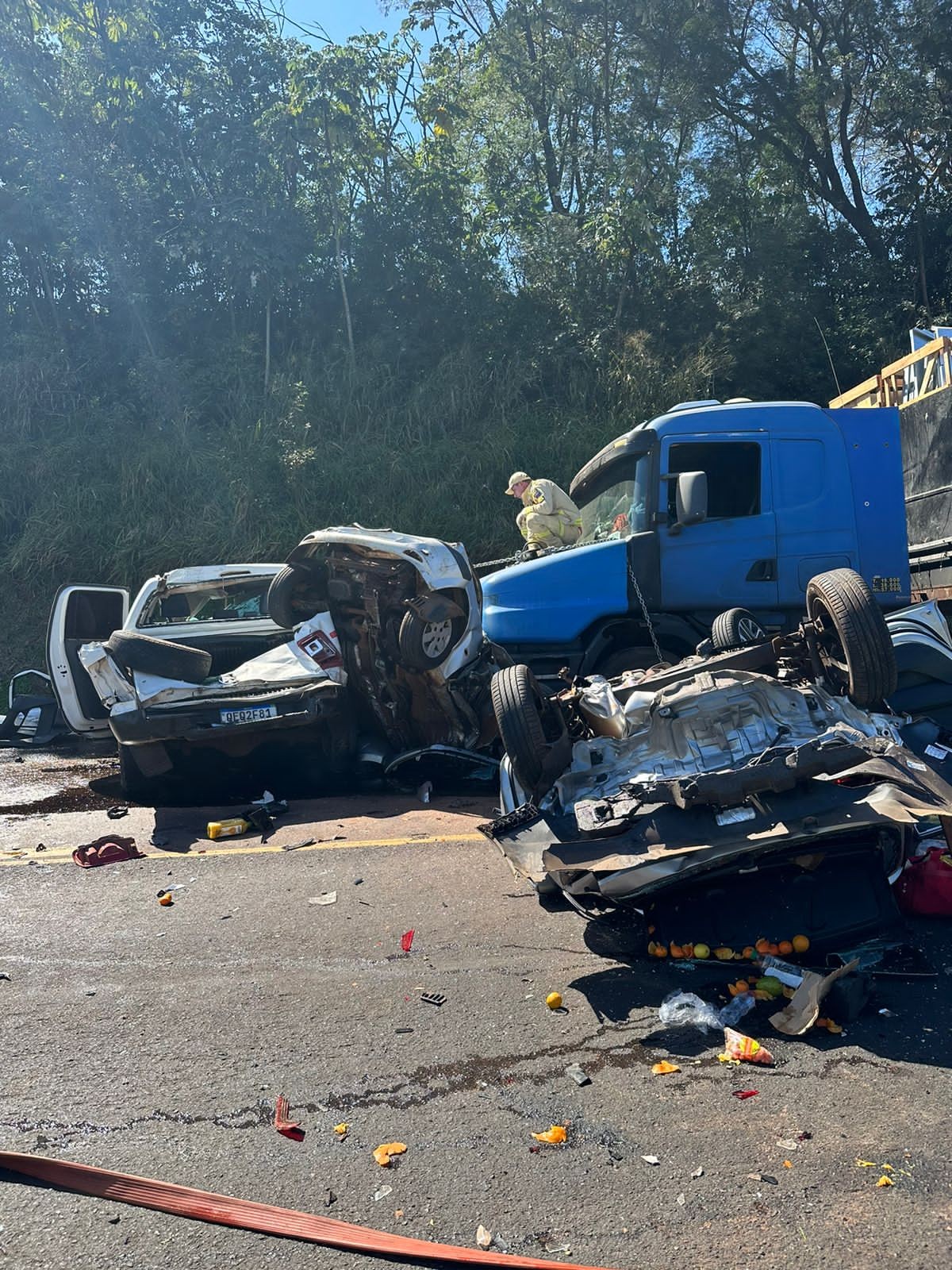 Mãe e filha estão entre vítimas que morreram em acidente com 6 veículos em Marechal Cândido ...