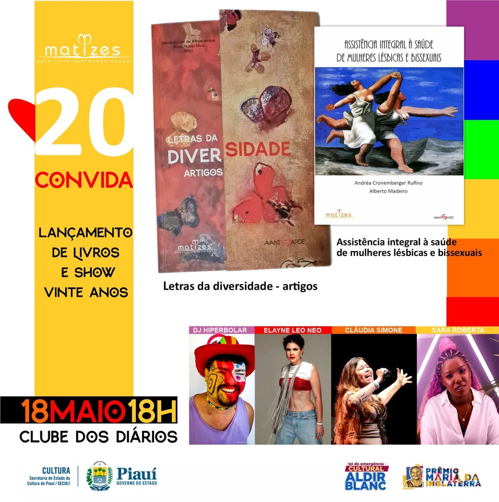 Cartaz De Diversidade Quinzena Da Igualdade: Projeto Sem Diferenças