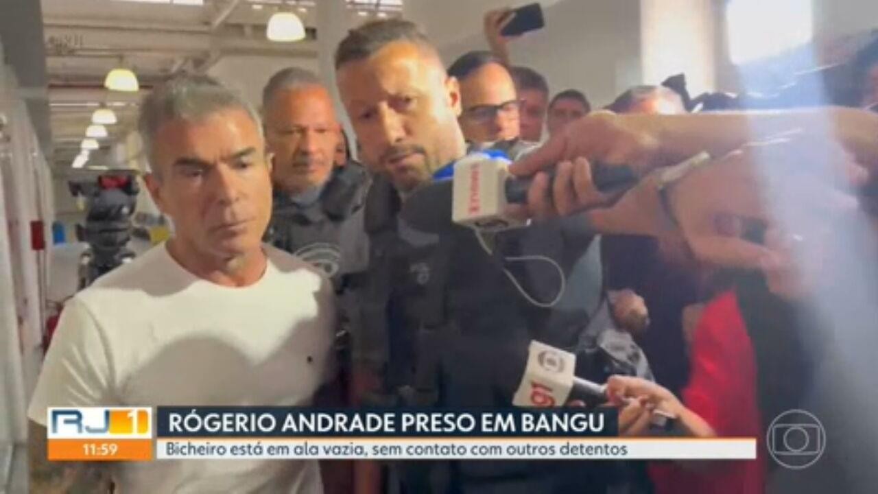Bicheiro Rogério Andrade está em ala isolada de presídio em Bangu
