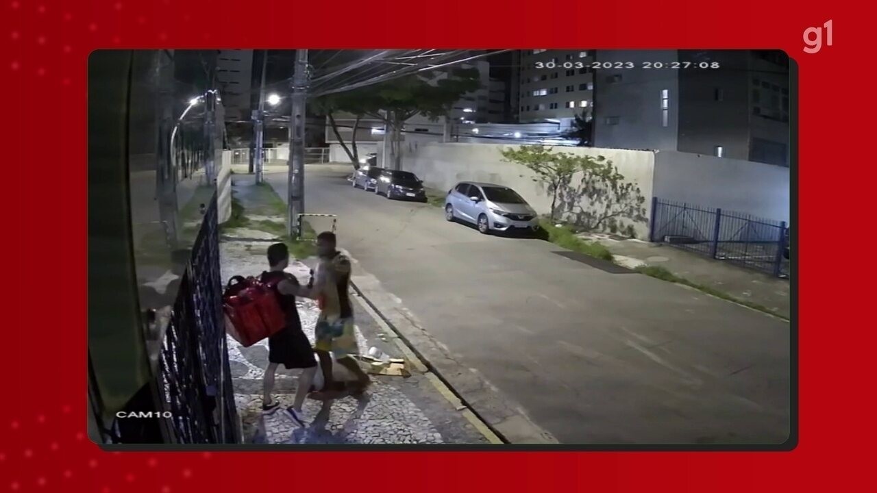 VÍDEO: entregador de aplicativo recebe golpe de faca no pescoço durante ...