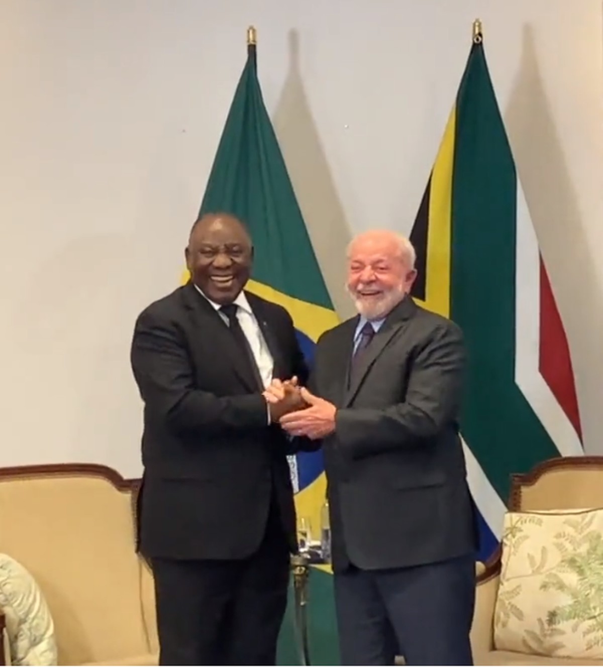 Em Paris, Lula se encontra com o presidente da África do Sul, Cyril Ramaphosa | Política | G1