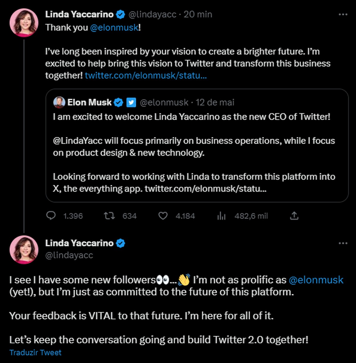 'Estou feliz em ajudar a transformar o Twitter', diz nova CEO em ...