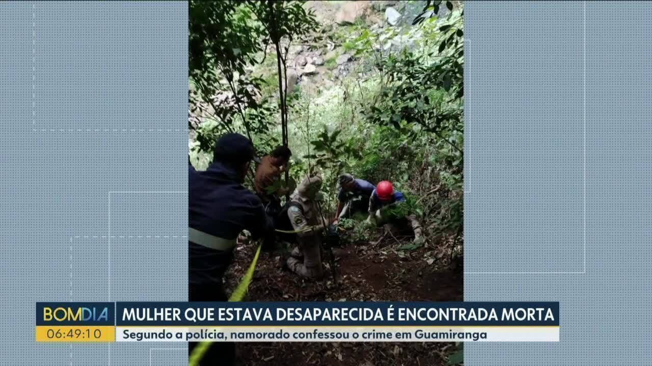 Mulher que estava desaparecida é encontrada morta em Guamiranga; namorado confessou ter jogado ...