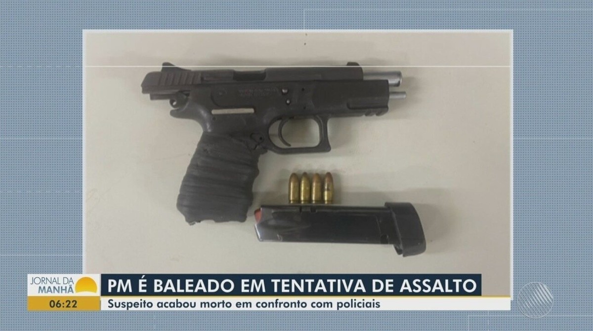 Policial Militar é Baleado Durante Tentativa De Assalto Em Salvador