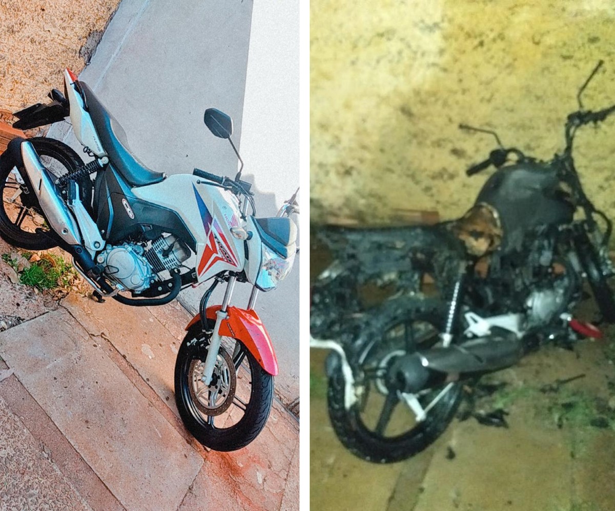 Polícia Civil Investiga Suspeito De Atear Fogo Na Motocicleta De Ex