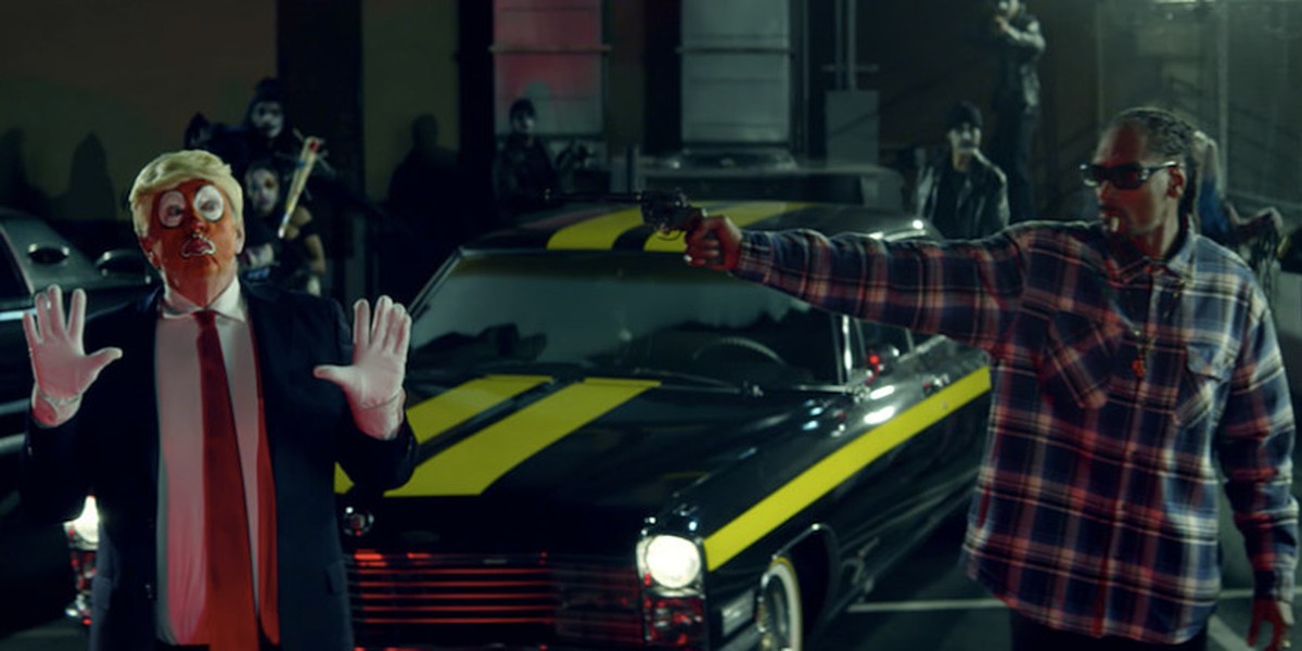 Trump ataca Snoop Dogg por vídeo em que o rapper 'atira' nele
