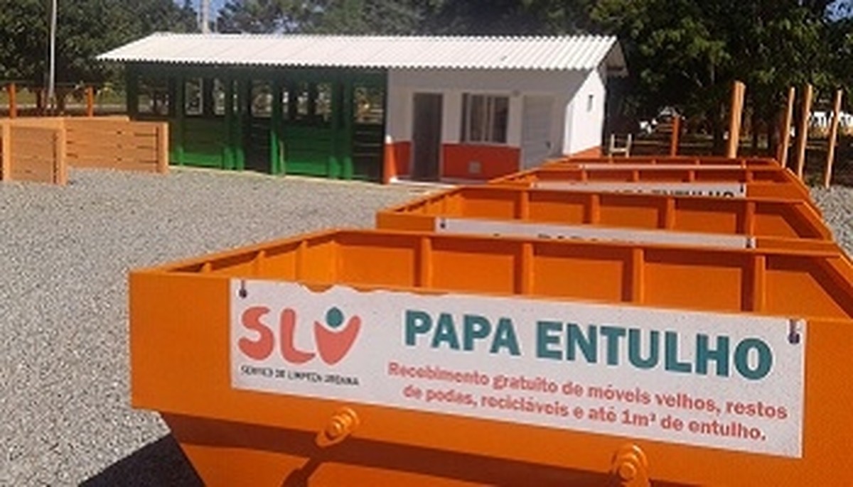 Papa Entulho do SLU tem dez pontos de entrega no DF | Distrito Federal | G1