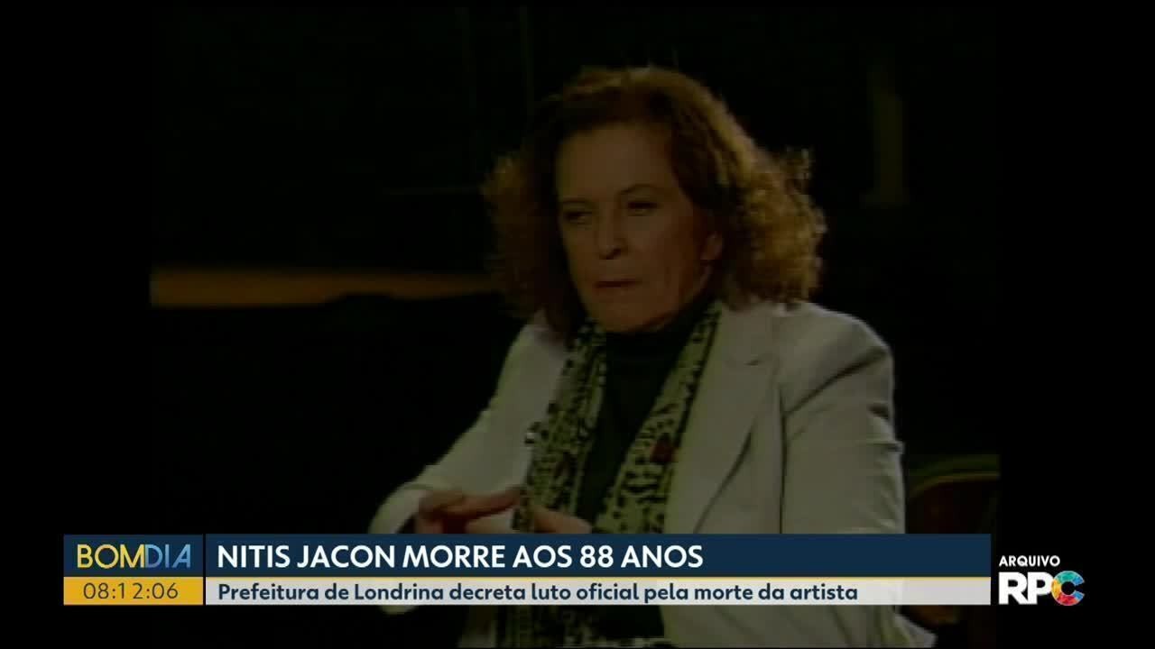 Morre a atriz, diretora de teatro e escritora paranaense Nitis Jacon ...