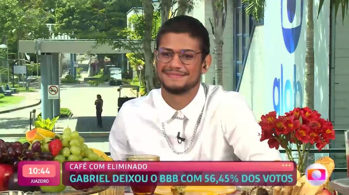 Gabriel Santana participa do 'Mais Você' após deixar 'BBB 23': 'Não me ...
