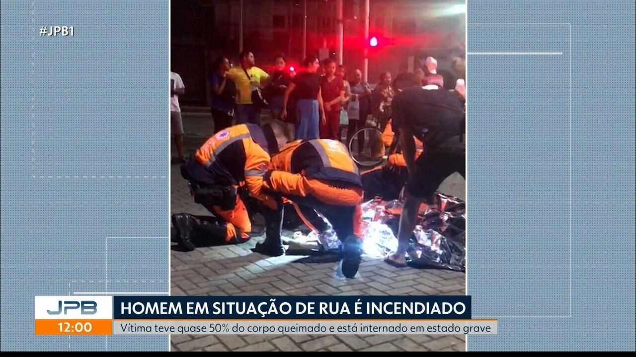 Homem tem 60% do corpo queimado após ser amarrado, agredido e ...