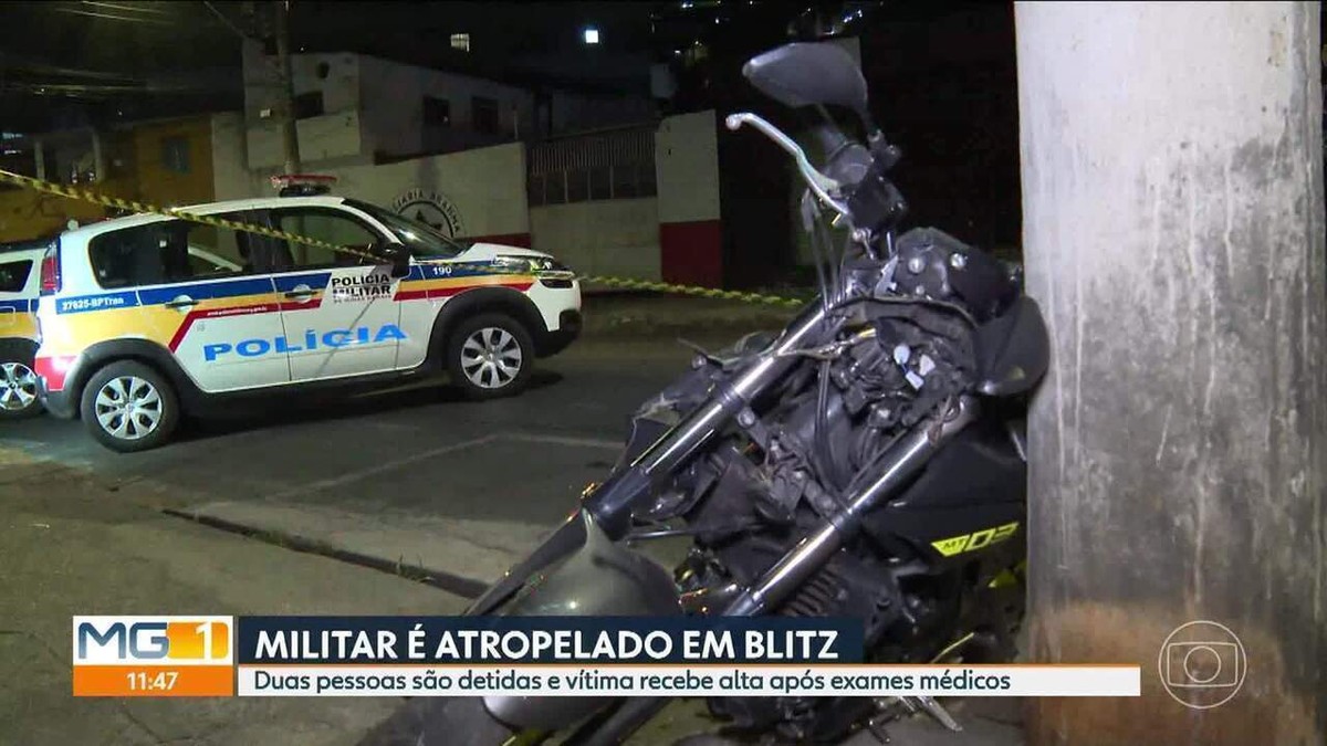 Soldado da PM é atropelado em blitz na Região Leste de BH | Minas ...