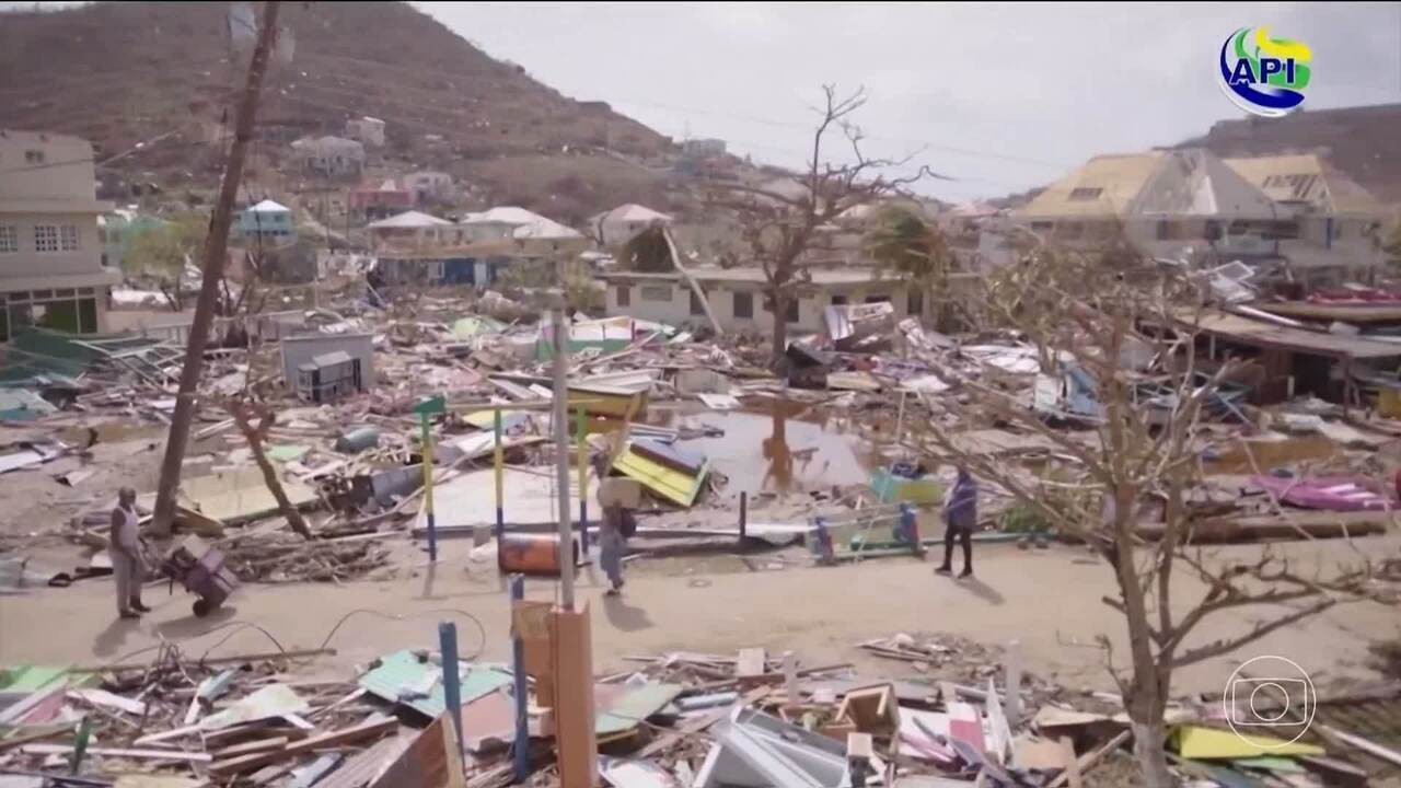 Furacão Beryl destrói 90% das casas de ilha do Caribe | G1