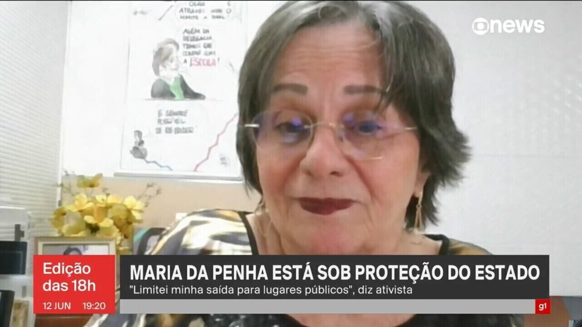 Maria da Penha diz que limitou saída a lugares públicos após ser alvo ...