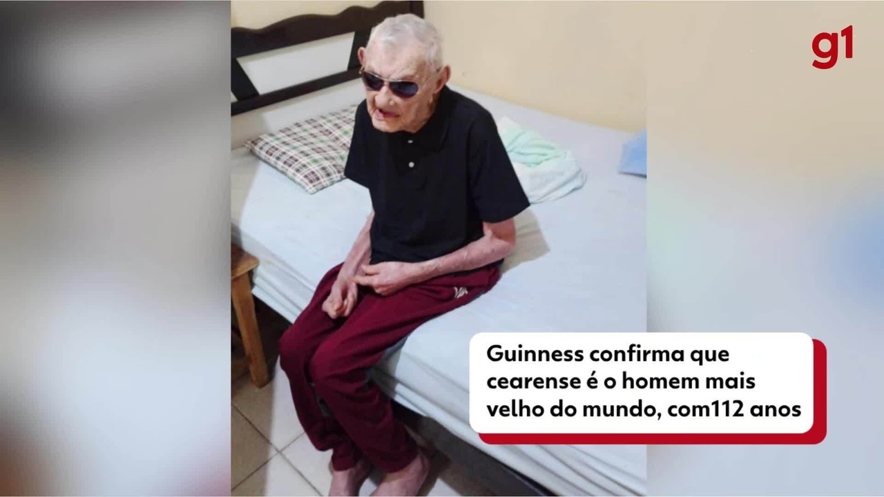 'Guinness' confirma que cearense de 112 anos é o homem mais velho do mundo | G1