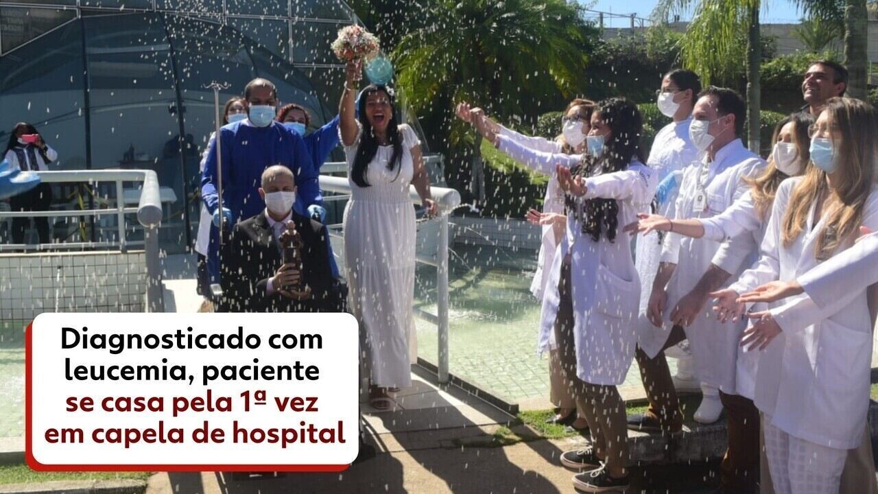 VÍDEO: Diagnosticado com leucemia, paciente se casa pela 1ª vez em ...