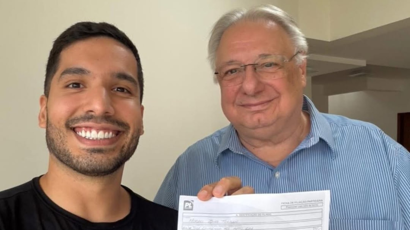 Ao lado de André Fernandes, Moroni Torgan anuncia filiação ao PL | G1