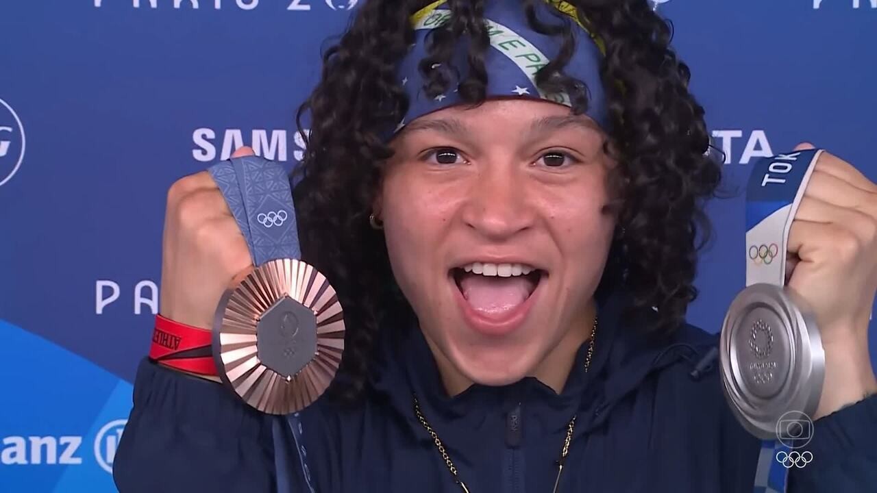 Paris 2024: Bia Ferreira recebe a medalha de bronze do boxe | G1